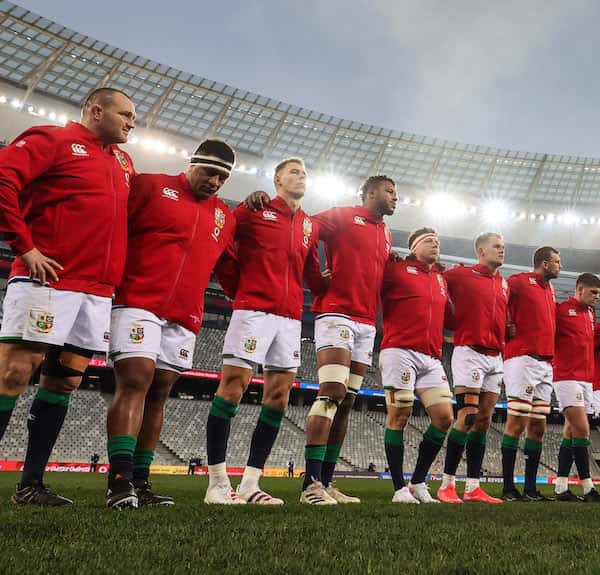 British & Irish Lions | British and Irish Lion team line up for the ...